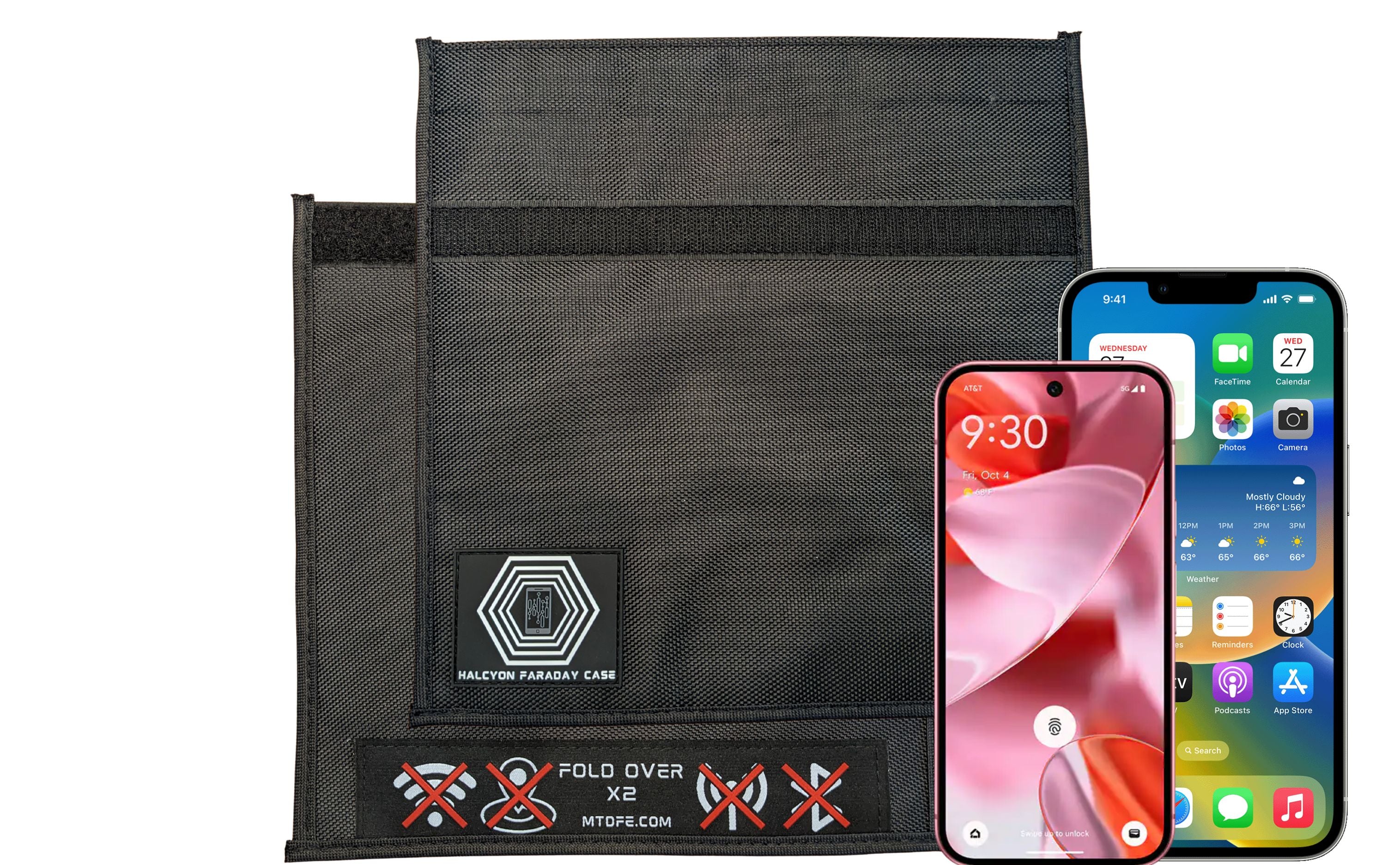 Halcyon Non-Window Faraday Bag for Phones // Signal Blocking Faraday C ...